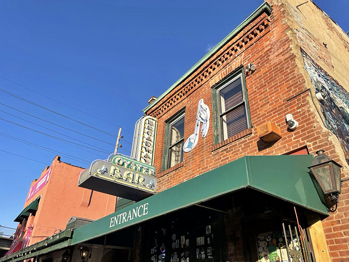 The neon sign stops you in your tracks like a good Cajun punchline &ndash; vibrant, bold, and promising delights that would make even New Orleans jealous. 