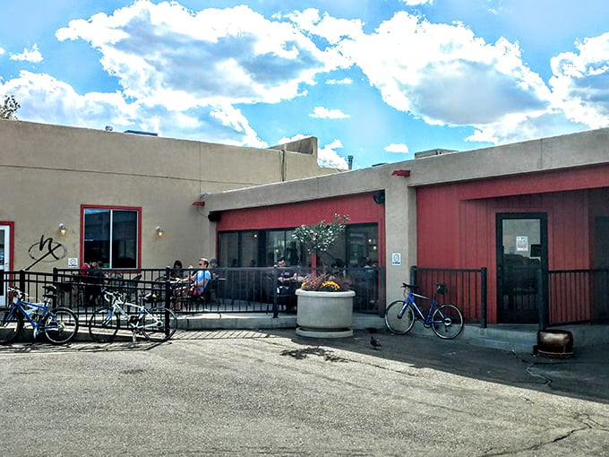 The unassuming exterior of Nexus hides culinary treasures within, like finding a Picasso at a yard sale. Pure New Mexican magic awaits.