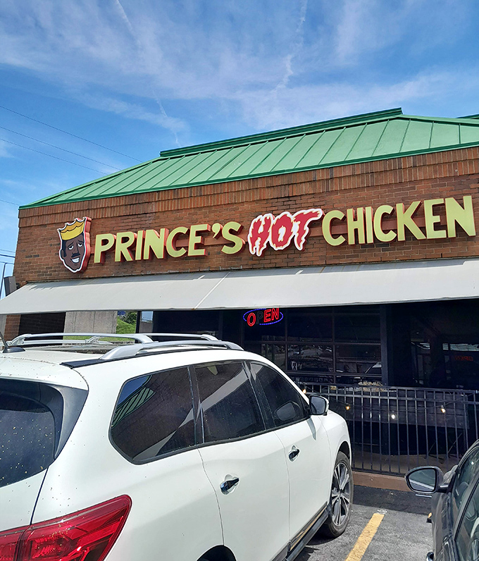 The iconic Prince's sign glows like a beacon of spicy promise. Nashville's original hot chicken royalty has held court here since long before the trend caught fire. 
