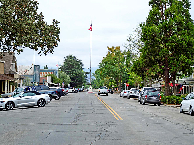 Downtown Los Olivos looks like a film set where small-town America and wine country had a beautiful baby. Those Victorian-era buildings aren't messing around with charm.