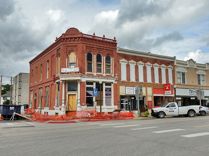 Historic brick buildings line Main Street in Council Grove, where the past isn't just preserved&mdash;it's still open for business.