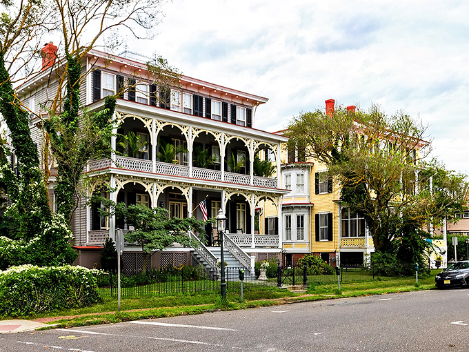 Beach Street beckons with colorful Victorian facades leading straight to the ocean. This is where Architectural Digest meets salt water taffy in perfect harmony.