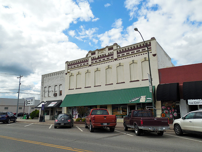 Main Street Wilburton stretches before you like a Norman Rockwell painting come to life, where every storefront has a story and nobody's in a hurry.