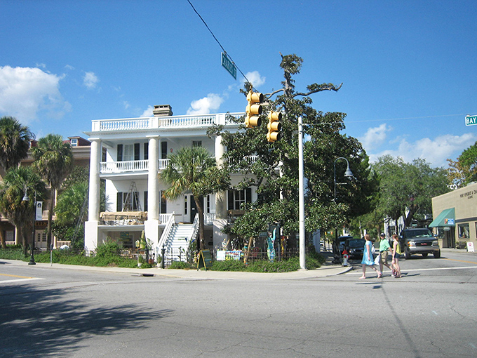 Downtown Beaufort greets visitors with palm trees and promise &ndash; where traffic lights seem to pause longer just so you can admire the view.