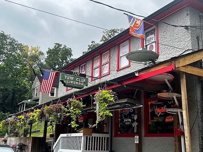 A neighborhood gem hiding in plain sight, The Turf Club's flower-adorned exterior says, "Come in, we've been expecting your appetite."