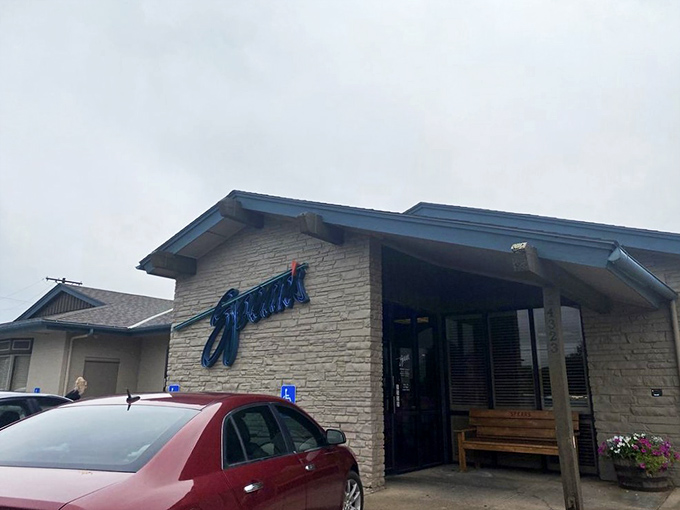 The unassuming stone exterior of Spear's hides culinary treasures within&mdash;like finding a diamond mine disguised as a garden shed.