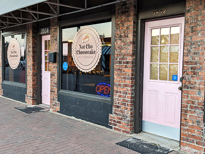 Those pink doors aren't just inviting &ndash; they're practically a portal to cheesecake nirvana. Downtown Bethany's sweetest secret awaits.