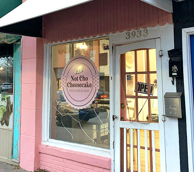 Those pink doors aren't just inviting &ndash; they're practically a portal to cheesecake nirvana. Downtown Bethany's sweetest secret awaits.