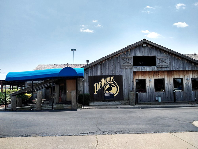 The weathered wooden exterior of Pelican's isn't putting on airs&mdash;it's saving all the drama for what's on your plate.