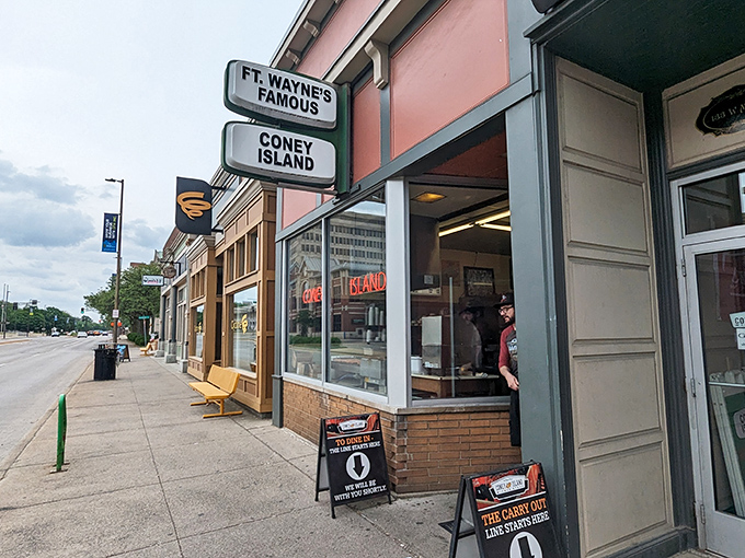 The iconic storefront beckons like a time machine to simpler days when "famous" on a sign actually meant something worth traveling for.