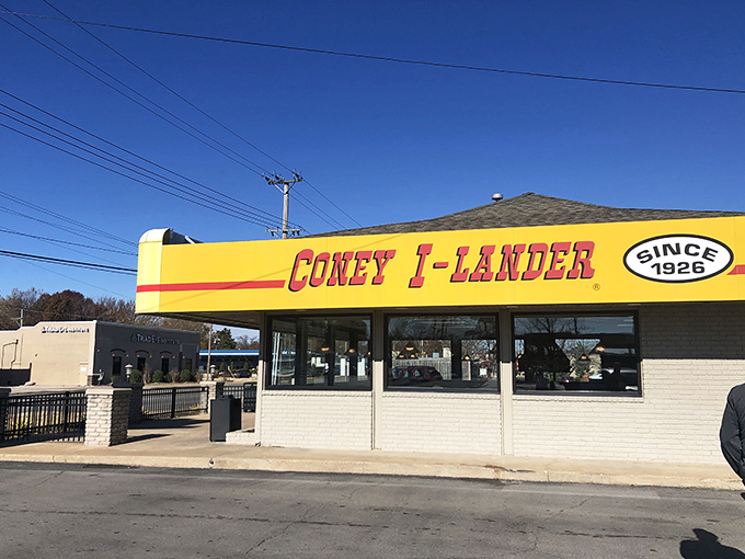 That bright yellow facade isn't just eye-catching&mdash;it's a beacon of hope for the chili dog deprived. Since 1926, this modest building has been Tulsa's answer to fast food royalty.