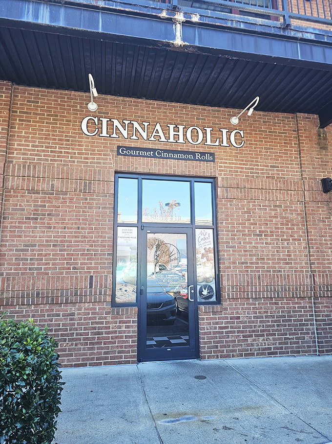 The brick facade of Cinnaholic beckons like a siren song to sweet-toothed travelers. This unassuming storefront houses Atlanta's gooiest treasures.