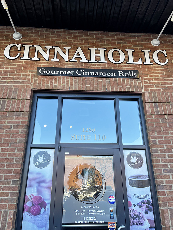 The brick facade of Cinnaholic beckons like a siren song to sweet-toothed travelers. This unassuming storefront houses Atlanta's gooiest treasures.