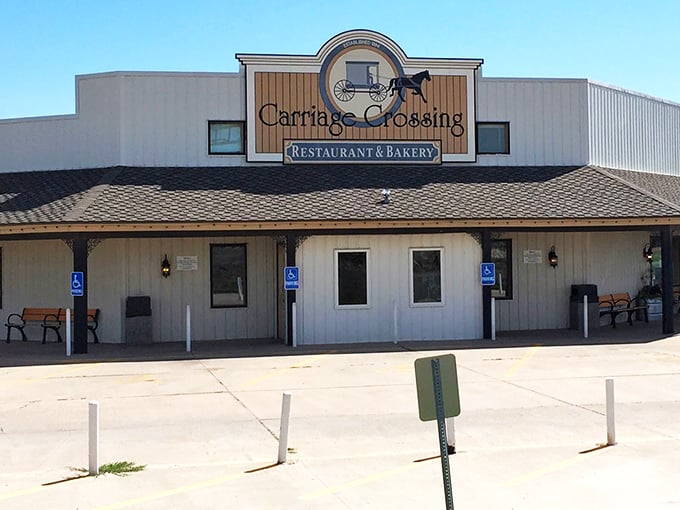 The unassuming exterior of Carriage Crossing belies the culinary treasures within&mdash;like finding a diamond mine disguised as a garden shed.