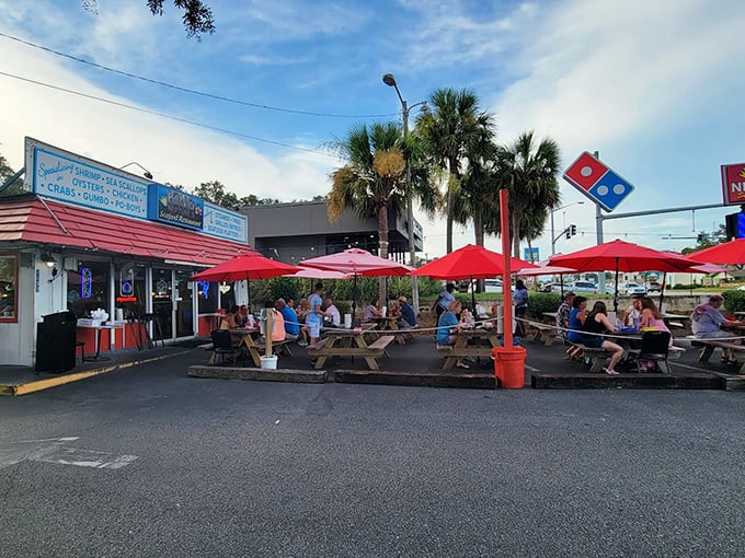 Behold, the treasure map of flavors! This menu is a siren song of seafood delights, tempting enough to make even Poseidon himself salivate.