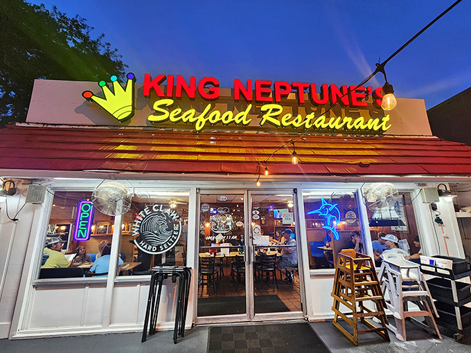 Behold, the treasure map of flavors! This menu is a siren song of seafood delights, tempting enough to make even Poseidon himself salivate.