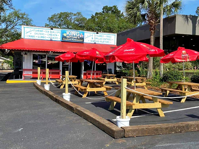 Behold, the treasure map of flavors! This menu is a siren song of seafood delights, tempting enough to make even Poseidon himself salivate.