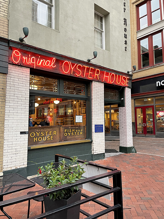 That iconic red neon sign has been beckoning hungry Pittsburghers since 1870. Some relationships don't last this long, but this love affair with seafood endures.