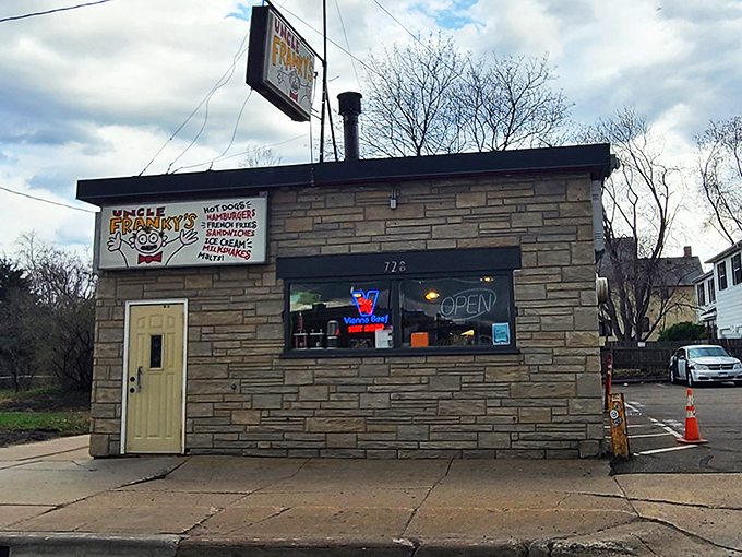 The blue exterior with its playful hot dog mural isn't just Instagram bait&mdash;it's a beacon of hope for the seriously hungry Minnesotan.