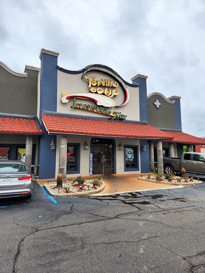 The "Irresistible Mex" promise on Tortilla Soup's distinctive facade isn't just clever marketing—it's a delicious mission statement delivered daily.