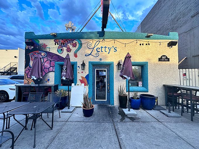 The humble exterior of Letty's belies its culinary treasures within—like finding a Picasso at a yard sale, this unassuming gem demands your attention.