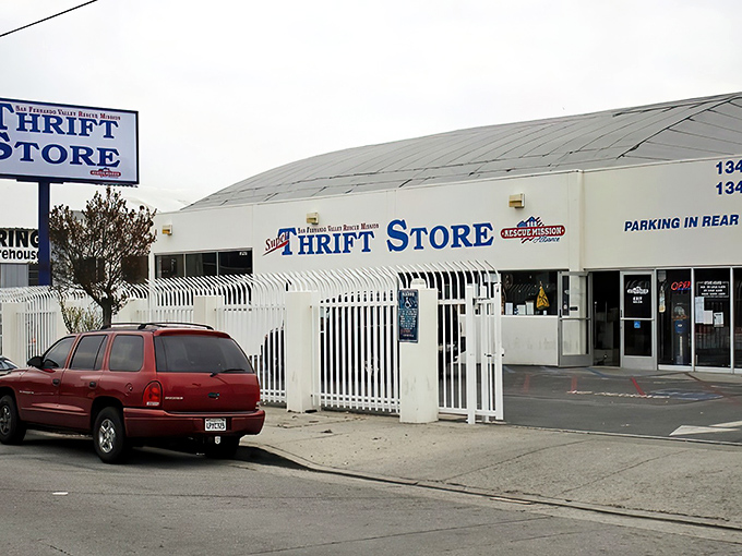 The unassuming exterior of Super Thrift Store belies the wonderland within, like finding a portal to Narnia behind a humble wardrobe door.