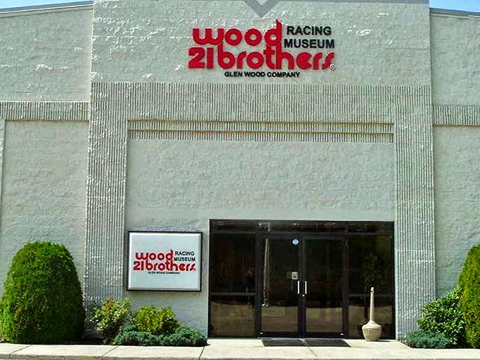 The unassuming exterior of Wood Brothers Racing Museum looks more like a bank vault than a treasure trove of NASCAR history. But inside? Pure racing magic awaits.