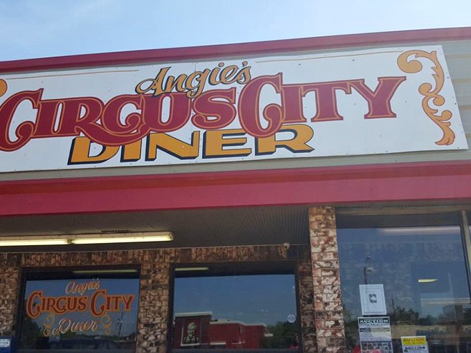 The iconic sign beckons like a carnival barker promising delights within. Angie's Circus City Diner isn't just a restaurant&mdash;it's an invitation to the show.