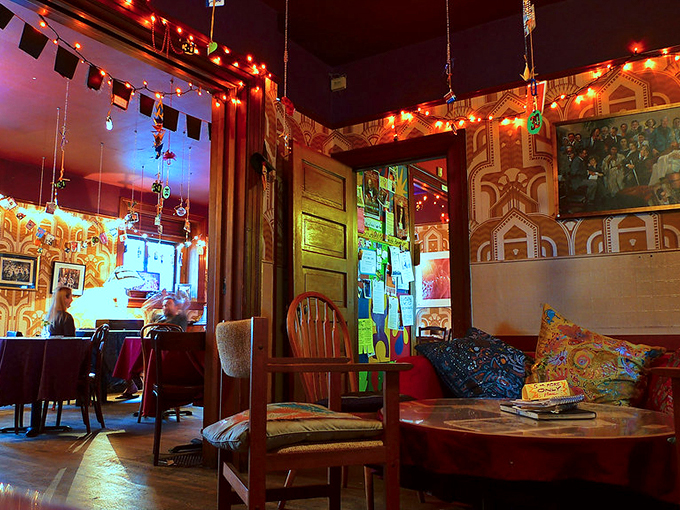 Step into a world where nothing is as it seems. This unassuming Victorian house hides Portland's most delightfully bizarre dessert experience.