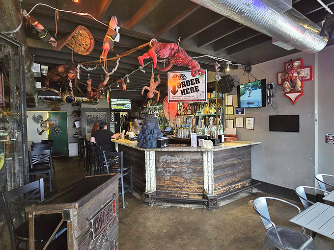 Where else but Richmond would you find a bar where the exterior is the most normal thing about the place?