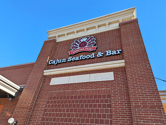 The brick exterior of Dancing Crab beckons like a lighthouse for seafood lovers lost in a sea of Kansas barbecue joints.