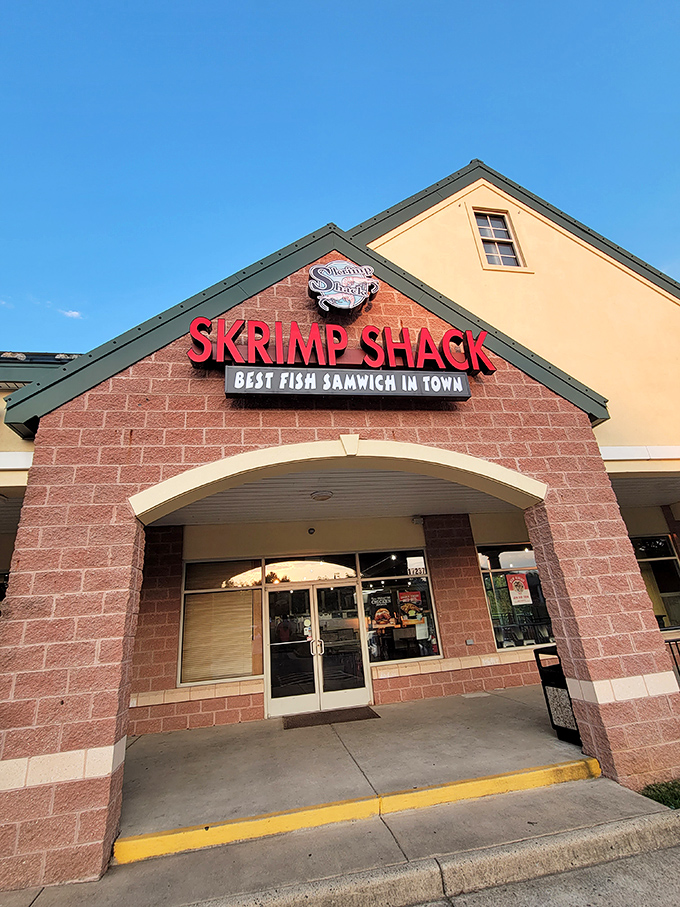 The unassuming exterior of Skrimp Shack in Dumfries hides seafood treasures that would make Neptune himself swim upstream for a taste.