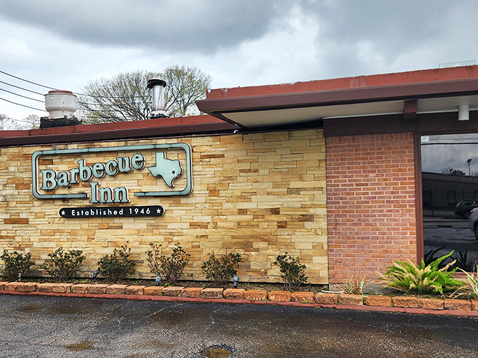 The unassuming exterior of Barbecue Inn hides culinary treasures within&mdash;like finding a Picasso at a yard sale.