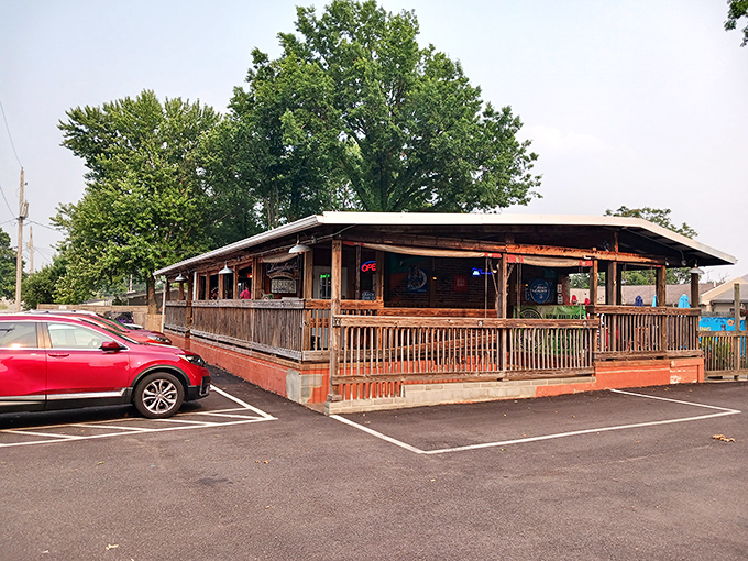 The unassuming exterior of Eadie's Fish House proves once again that the best seafood often hides in the most modest buildings. Culinary treasures don't need fancy facades.