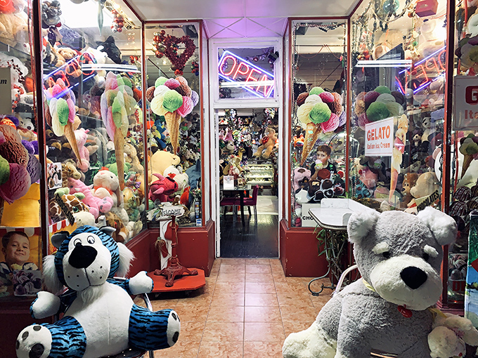 Step into a wonderland where stuffed animals guard the entrance like furry sentinels of sweetness. This isn't just a store&mdash;it's a portal to childhood joy.