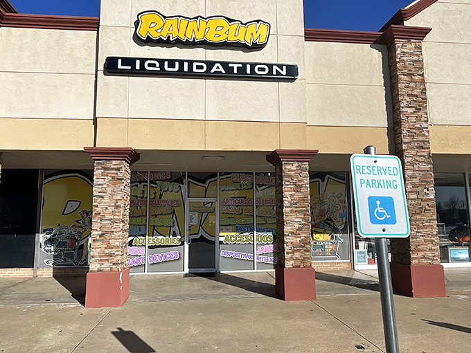 The treasure hunt begins! Rainbum Liquidation's unassuming exterior houses a wonderland of discounts that would make even the most frugal shopper giddy with excitement.