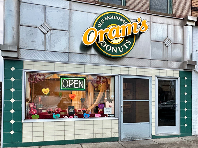 The unassuming storefront of Oram's belies the sugary magic happening inside. Like Clark Kent's phone booth, this place transforms ordinary mornings into extraordinary ones.