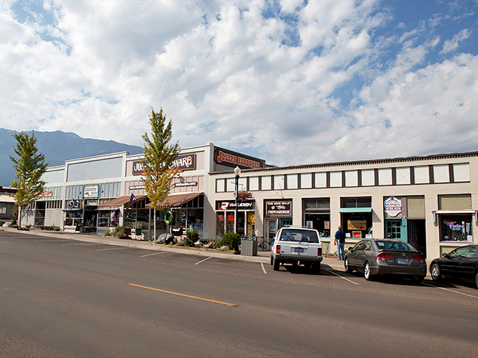 Main Street simplicity with mountain majesty as the backdrop&mdash;Joseph's downtown somehow makes even pickup trucks look like they're posing for a postcard.