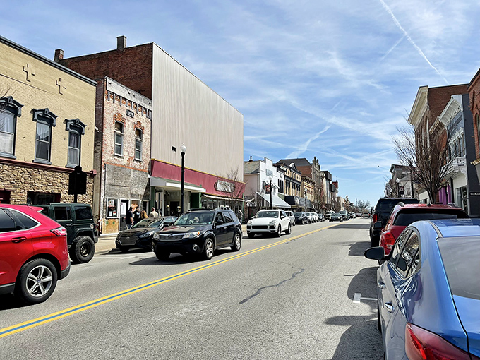 Downtown Wapakoneta invites you to stroll its charming streets where history and small-town hospitality blend perfectly under wide Midwestern skies.