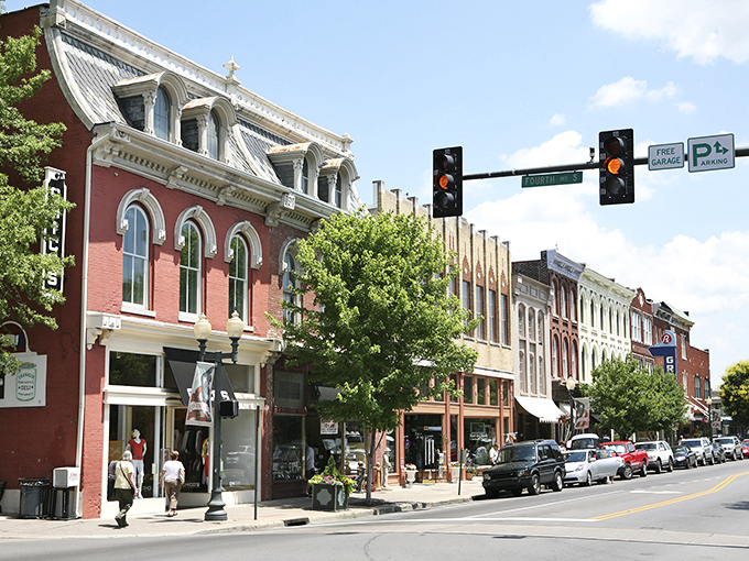 Franklin's historic Main Street looks like a movie set where America's past and present decided to become roommates &ndash; and surprisingly, they get along famously.