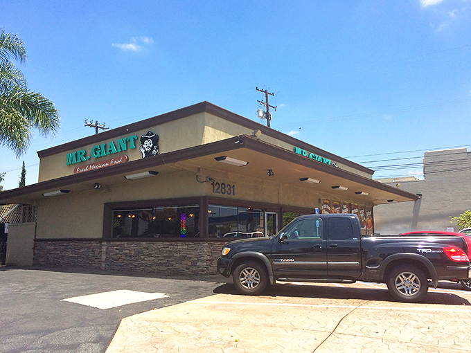The unassuming exterior of Mr. Giant in Whittier hides culinary treasures that locals have cherished for years. Sometimes the best food comes from the most modest packages.
