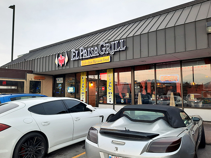 El Paisa Grill announces itself with understated confidence, its "Utah's Best Mexican Food" sign not a boast but a simple statement of fact.