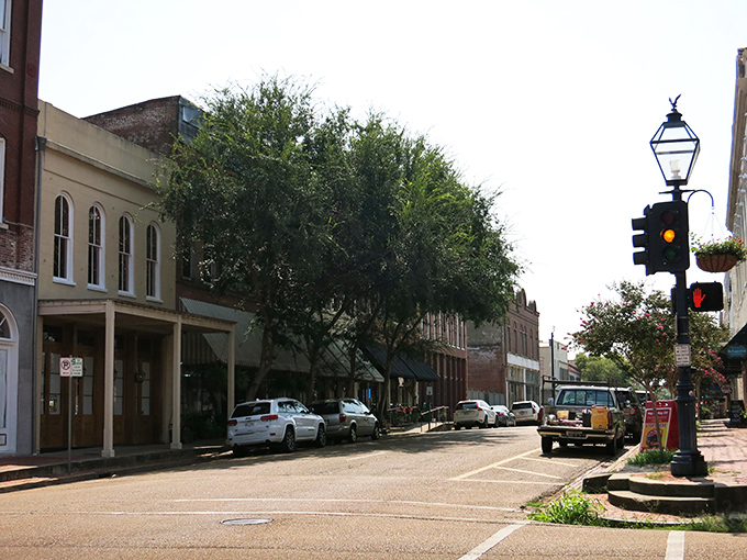 Natchez's historic downtown looks like a film set where the director forgot to yell "cut," and the charm just keeps rolling through the centuries.