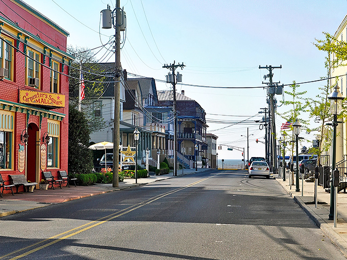 Beach Street beckons with colorful Victorian facades leading straight to the ocean. This is where Architectural Digest meets salt water taffy in perfect harmony.