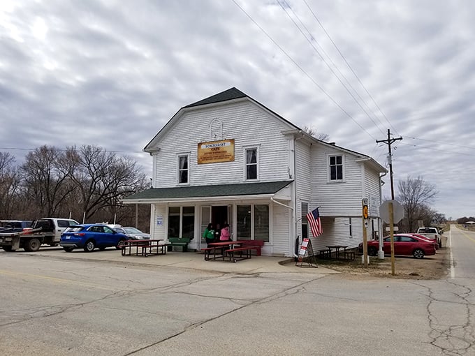 The unassuming white facade of Sommerset Hall Caf&eacute; stands like a time capsule in Dover &ndash; proof that culinary treasures often hide in plain sight.