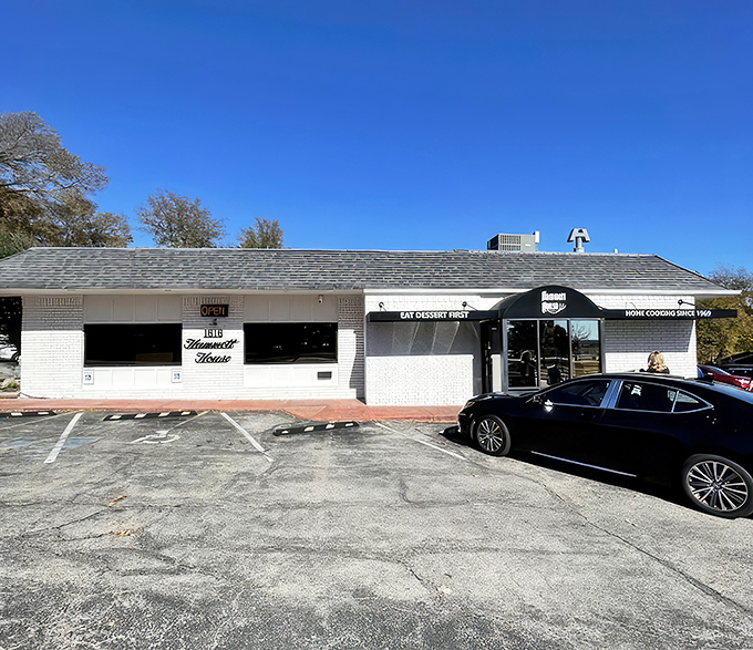 The unassuming exterior of Hammett House belies the culinary treasures within. Sometimes the most modest buildings hide the greatest gastronomic wonders.