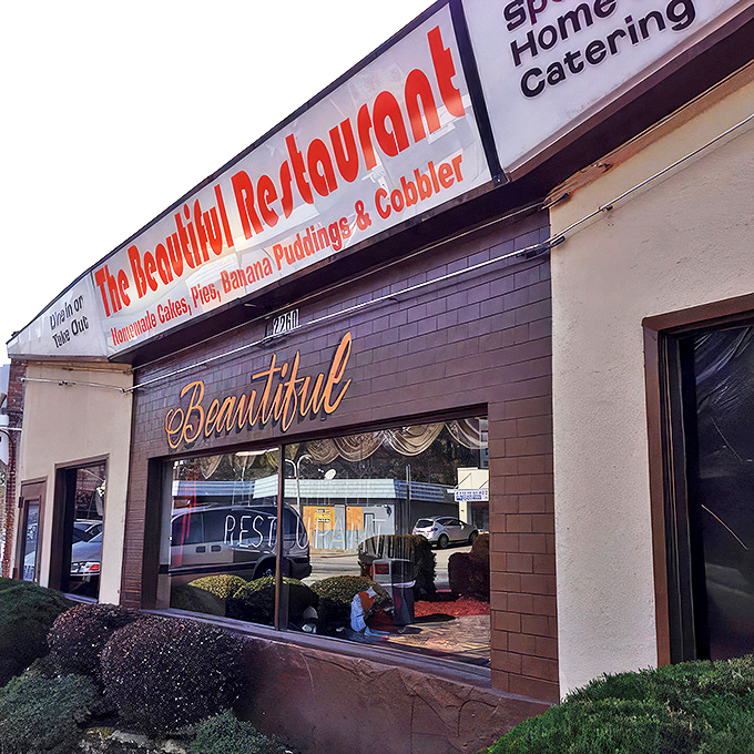 The sign says it all &ndash; homemade cakes, pies, banana puddings and cobbler. In Atlanta, this isn't just a restaurant; it's a promise.