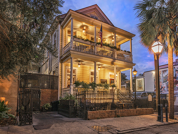 The iconic yellow Victorian facade of Poogan's Porch beckons like a Southern grandmother inviting you for Sunday dinner. Charleston charm personified.