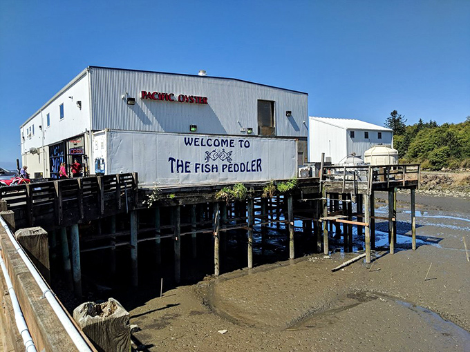 The unassuming exterior of The Fish Peddler belies the seafood treasures within. Who needs fancy when you've got fresh?