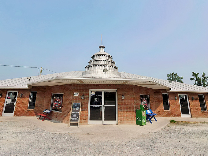 The Capitol dome crowning Skylight Inn speaks volumes &ndash; when your barbecue earns architectural bragging rights, you know you've arrived at someplace special. 